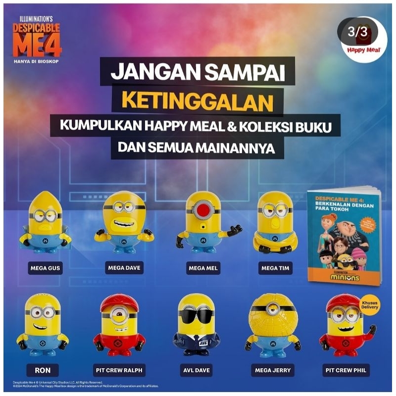 Jual Mainan Anak Hadiah Happy Meal Meals McD McDonald Toy McDonalds Toys McDonald's Baru New ...