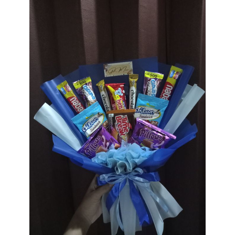 Jual (READY Gift_Muu) Snack Bouquet Random/Buket Jajanan Campur/Snack ...
