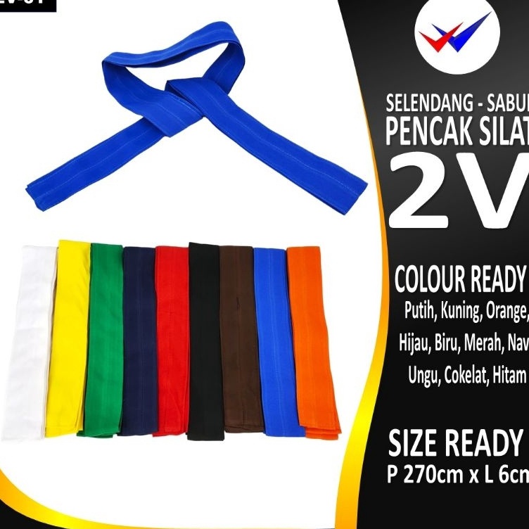 Jual Hot Popular Sabuk silat kain selendang angkin 6 cm panjang 27 cm ...