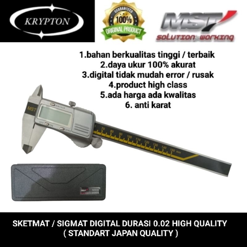 Jual MST sketmat / sigmat digital 6" (150mm) high quality 100% daya ...