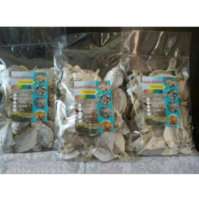 Jual IKAN ASIN KERING PETEK/PIRIK PREMIUM | Shopee Indonesia