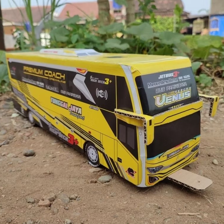 Jual Miniatur Bis Venus Jetbus 3 Stiker Livery dari Kardus | Shopee ...