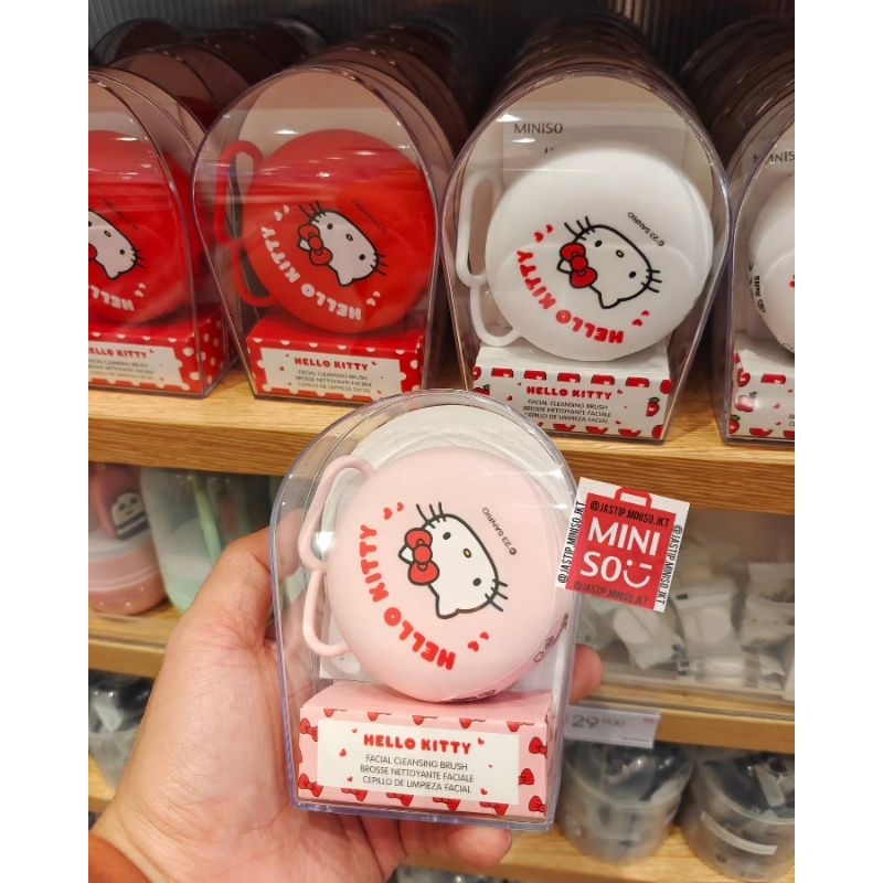 Jual MINISO x SANRIO 🆕 Alat Pijat Muka HELLO KITTY Series (Red / Pink ...