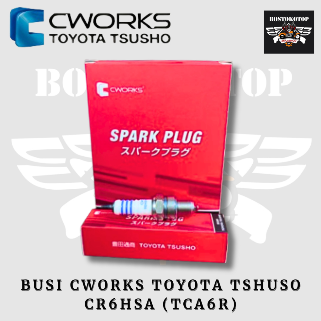 Jual Cworks Toyota Tsusho Spark Plug Busi Tipe CR6HSA (TCA6R) Mio F1 GT ...