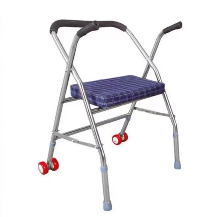Jual EM Walker Alat Bantu Jalan Orang Tua Lansia Standard Lipat Tongkat ...