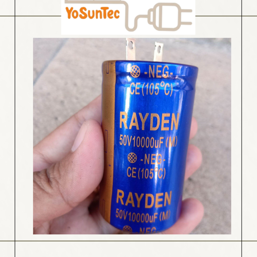 Jual Elco 10000uf 50V / 100V Kapasitor 10000 mikro 50 Volt Elko 100Volt ...