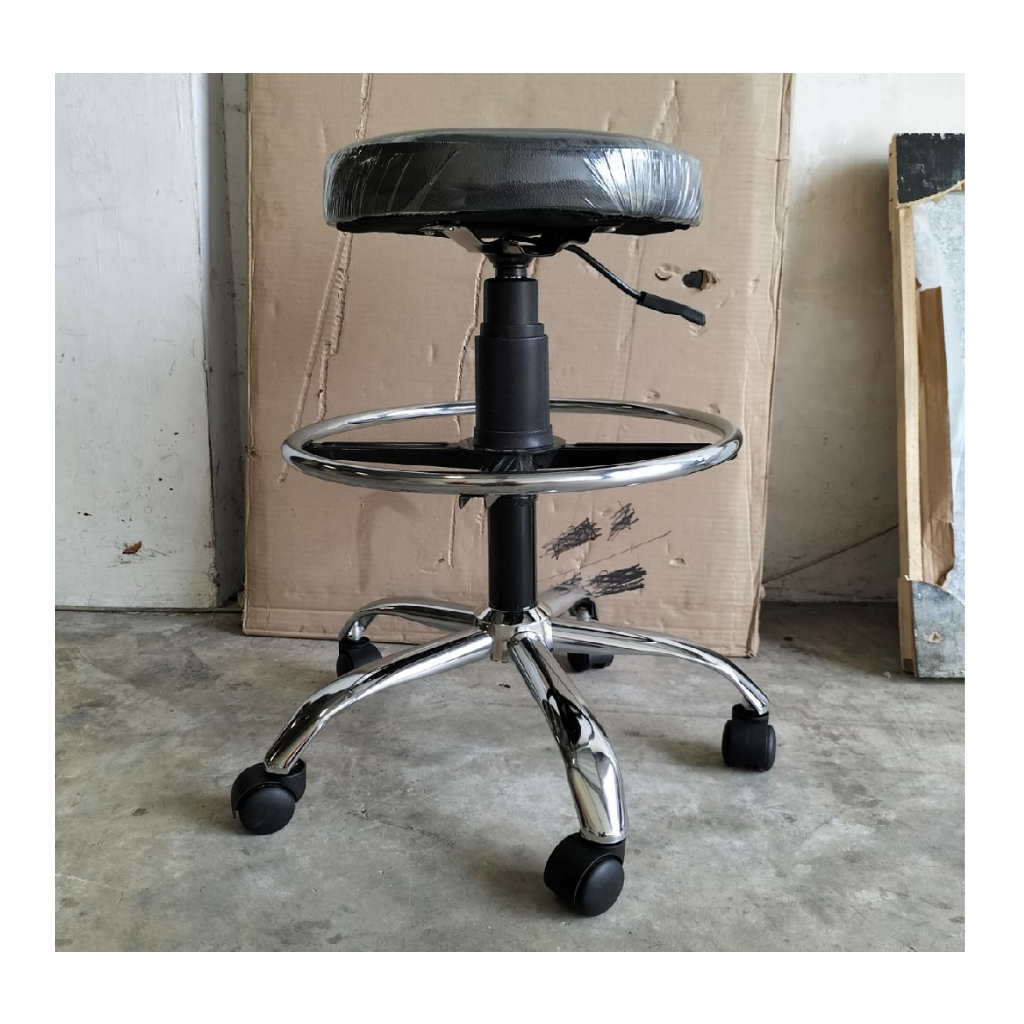 Jual Kursi Lab Pakai Ring Besi | Kursi Bulat | Shopee Indonesia