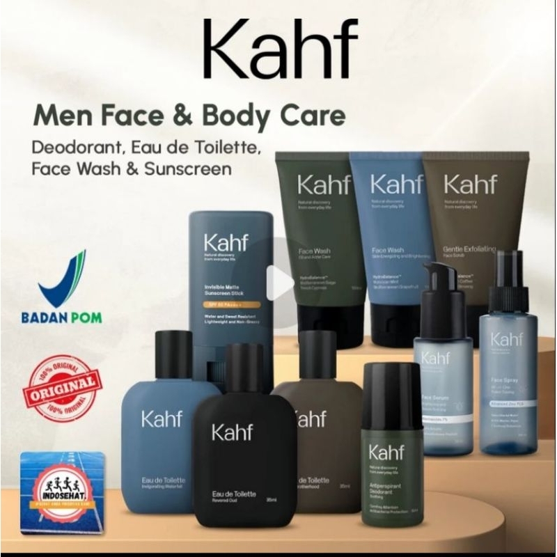 Jual Kahf Facial Wash | Brightening | Acne Care | Exfoliating | Shopee ...