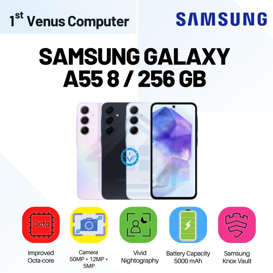 Jual HP Samsung Galaxy A55 5G 8GB/256GB Garansi Resmi 8GB/256GB ...