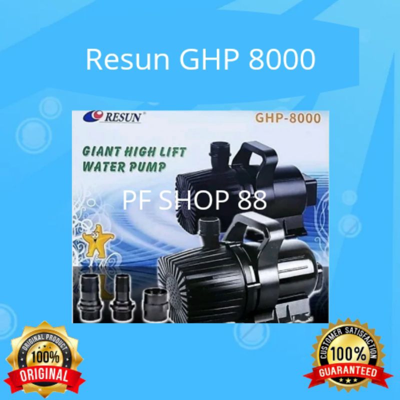 Jual Resun GHP 8000 Water Pump Pompa Air Celup Akuarium dan Kolam | Shopee Indonesia