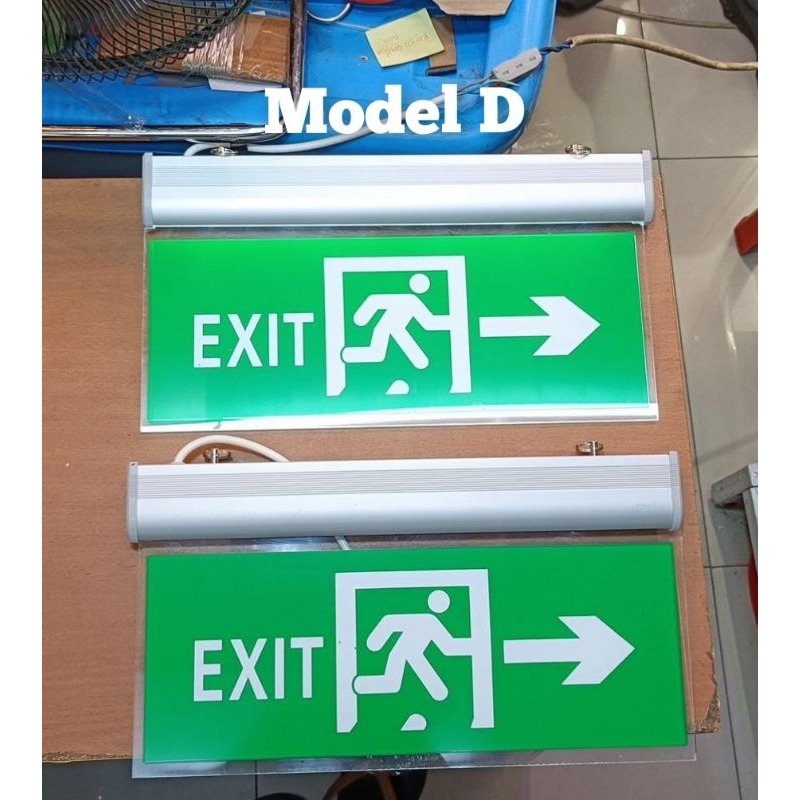 Jual Lampu LED exit sign pintu keluar darurat emergency | Shopee Indonesia