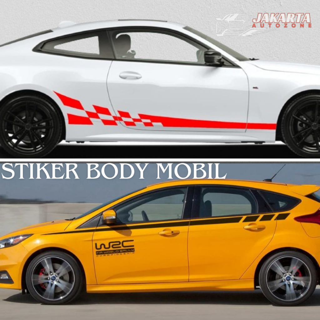 Jual Sticker Body List Samping Mobil Sticker Side Cutting Decal Sticker ...