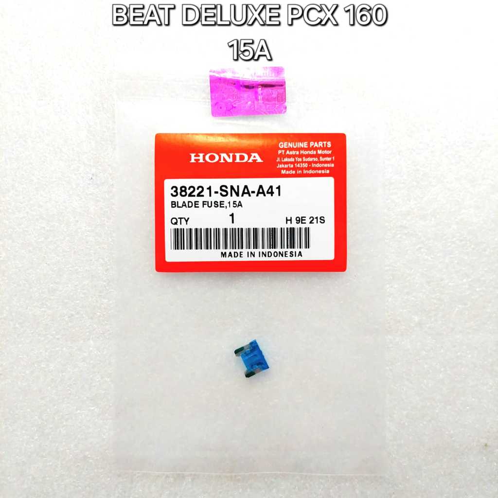 Jual SIKRING 15A BEAT PCX VARIO 125 VARIO 150 ESP SCOOPY 38221-SNA-A41 ...
