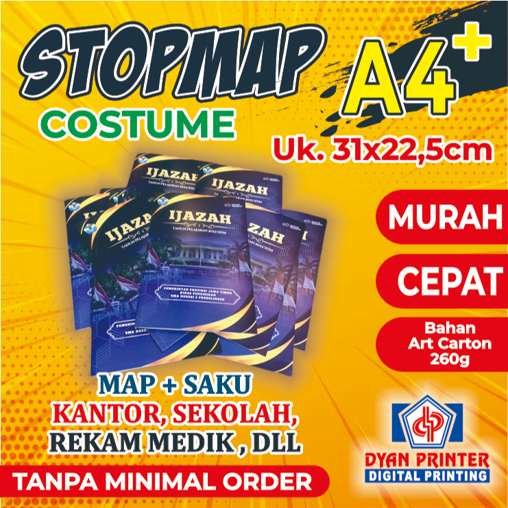 Jual CETAK PRINT MAP / STOPMAP KANTOR / SEKOLAH / RUMAH SAKIT COSTUME ...