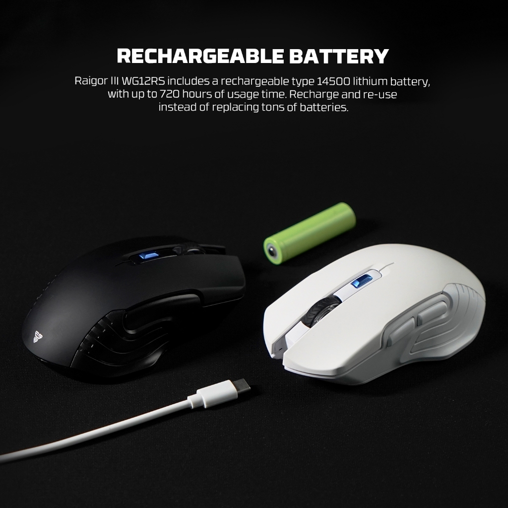 Jual Fantech Raigor Gen III WG12 WG12R WG12RS Mouse Gaming Wireless ...