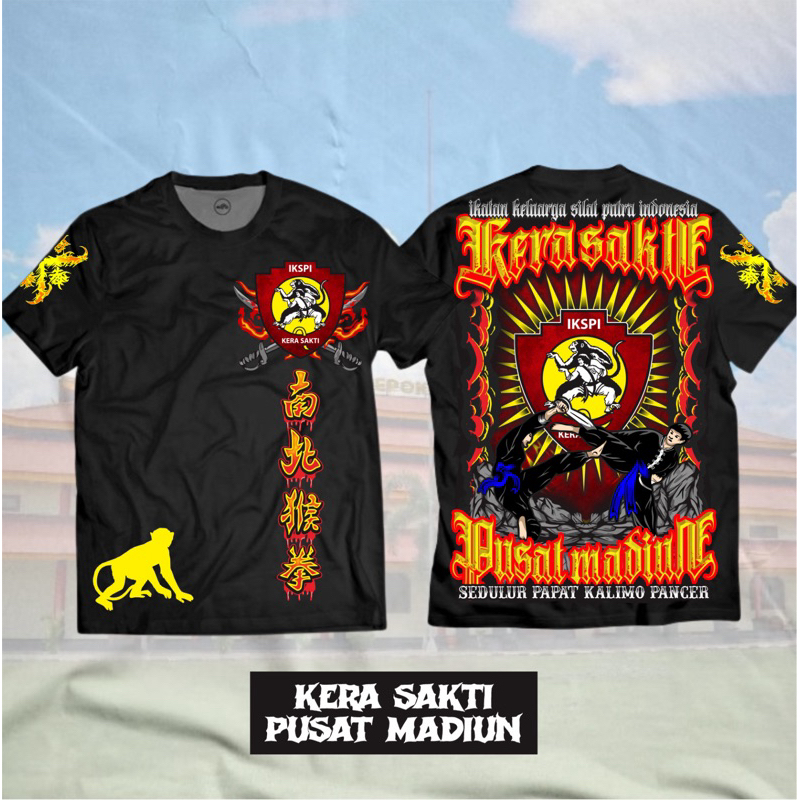 Jual Kaos IKSPI IKS Putra Indonesia Kera Sakti Pusat Madiun Desain Kece Sablon Premium | Shopee ...