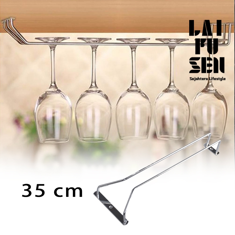 Jual Gantungan Gelas Mini Bar Rak Gantung Gelas Untuk Bar Dan Dapur ...