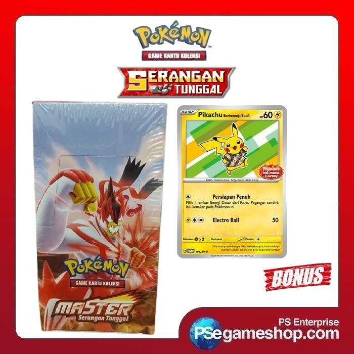 Jual Pokemon TCG Indonesia Master Serangan Tunggal / Kartu Pokemon Booster Box ( S5i ) | Shopee ...