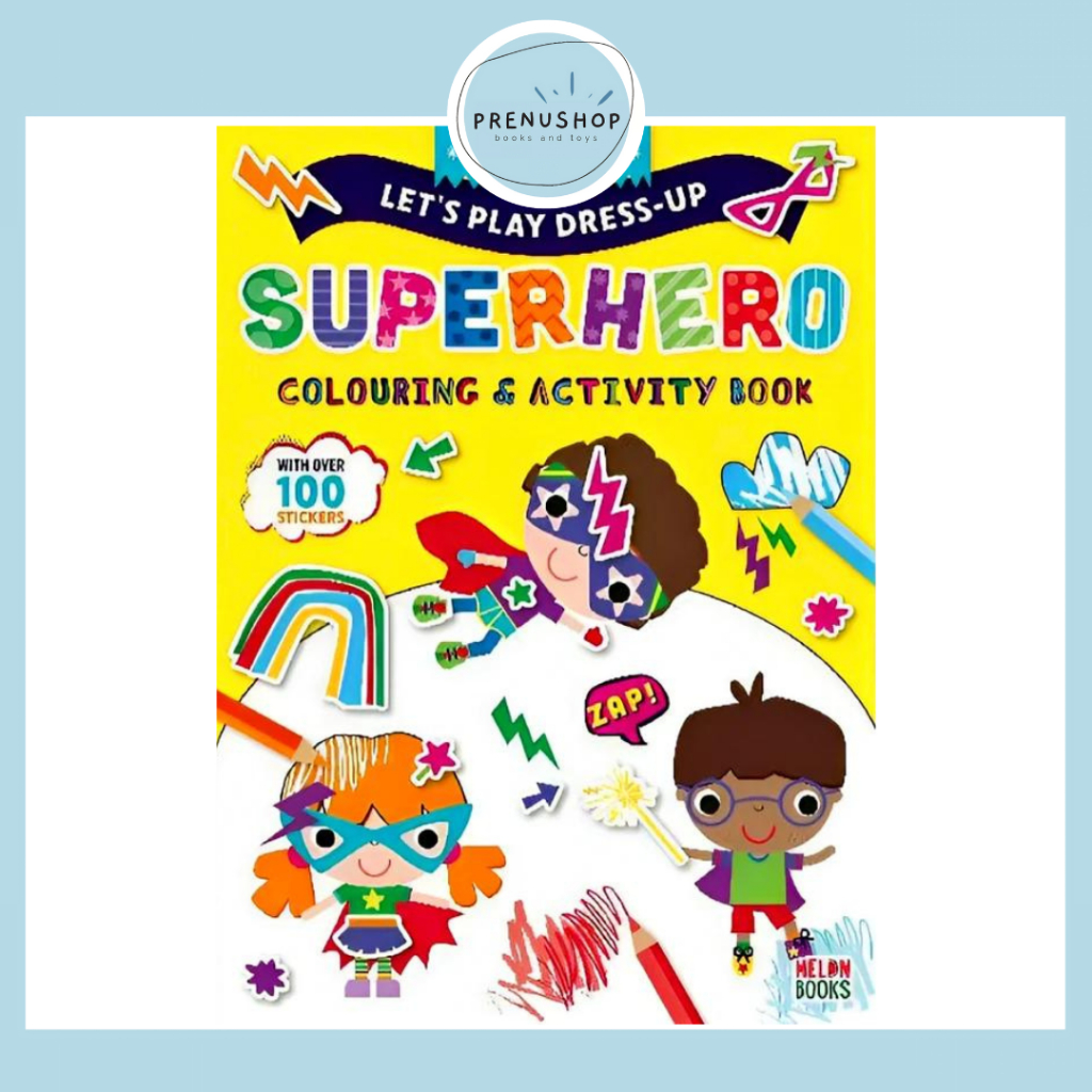Jual My Favourite Let's Play Dress-Up Super Hero Colouring & Activity ...