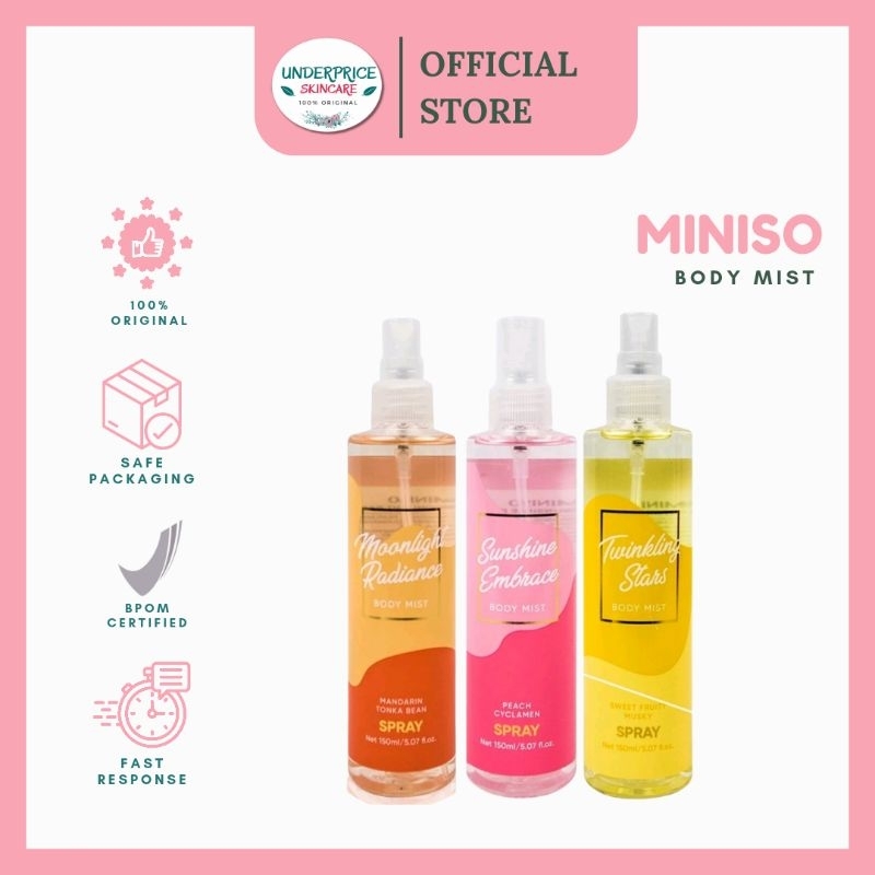 Jual MINISO Body Mist Spray | Shopee Indonesia