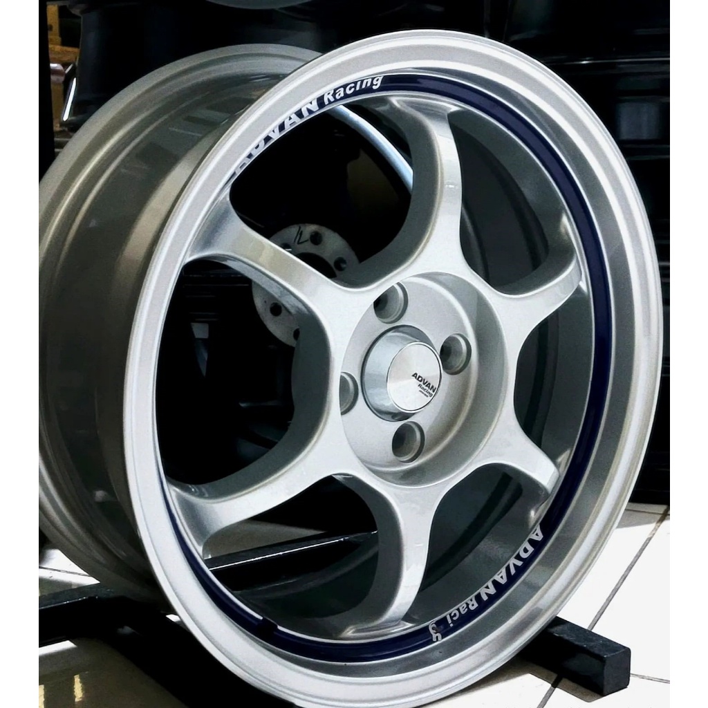 Jual velg Advan RG1 R16 Pcd 4x100 lebar 7 velg mobil ring 16 mobilio,freed,jazz,yaris,mazda2 ...