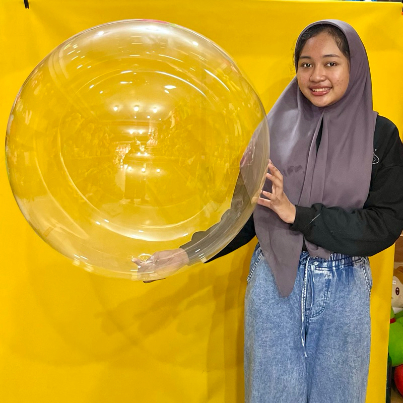 Jual Balon PVC Bobo Transparan Bening Ukuran 36 inch balon bulat besar ...