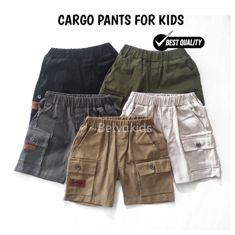Jual Celana Chinos Cargo Pendek / Celana Cargo Anak Laki - Laki ...