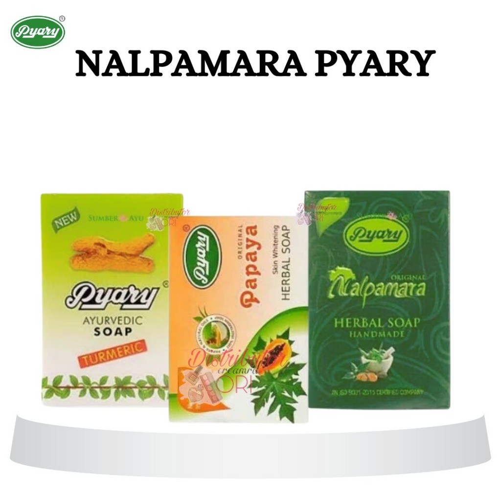 Jual PYARY TURMERIC | PAPAYA | NALPAMARA | SOAP 75GR | Shopee Indonesia