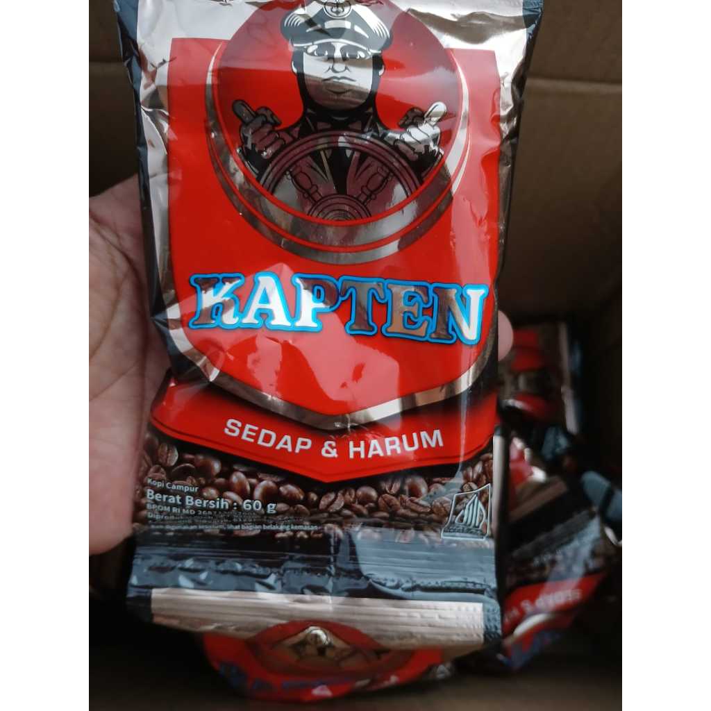 Jual Kapten Kopi Bubuk Untuk Anda 60gr - 10pcs | Shopee Indonesia