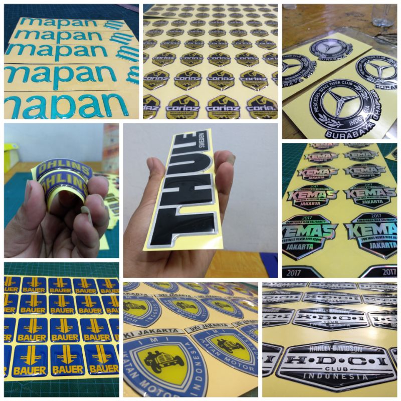 Jual Sticker Timbul Resin | Shopee Indonesia