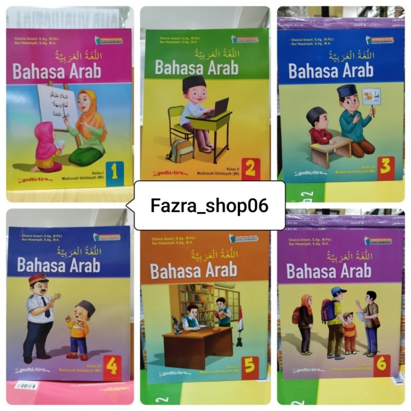 Jual NEW & ORI Buku Pelajaran Bahasa Arab sd MI kelas 1 2 3 4 5 6 Kurikulum Merdeka Yudhistira ...