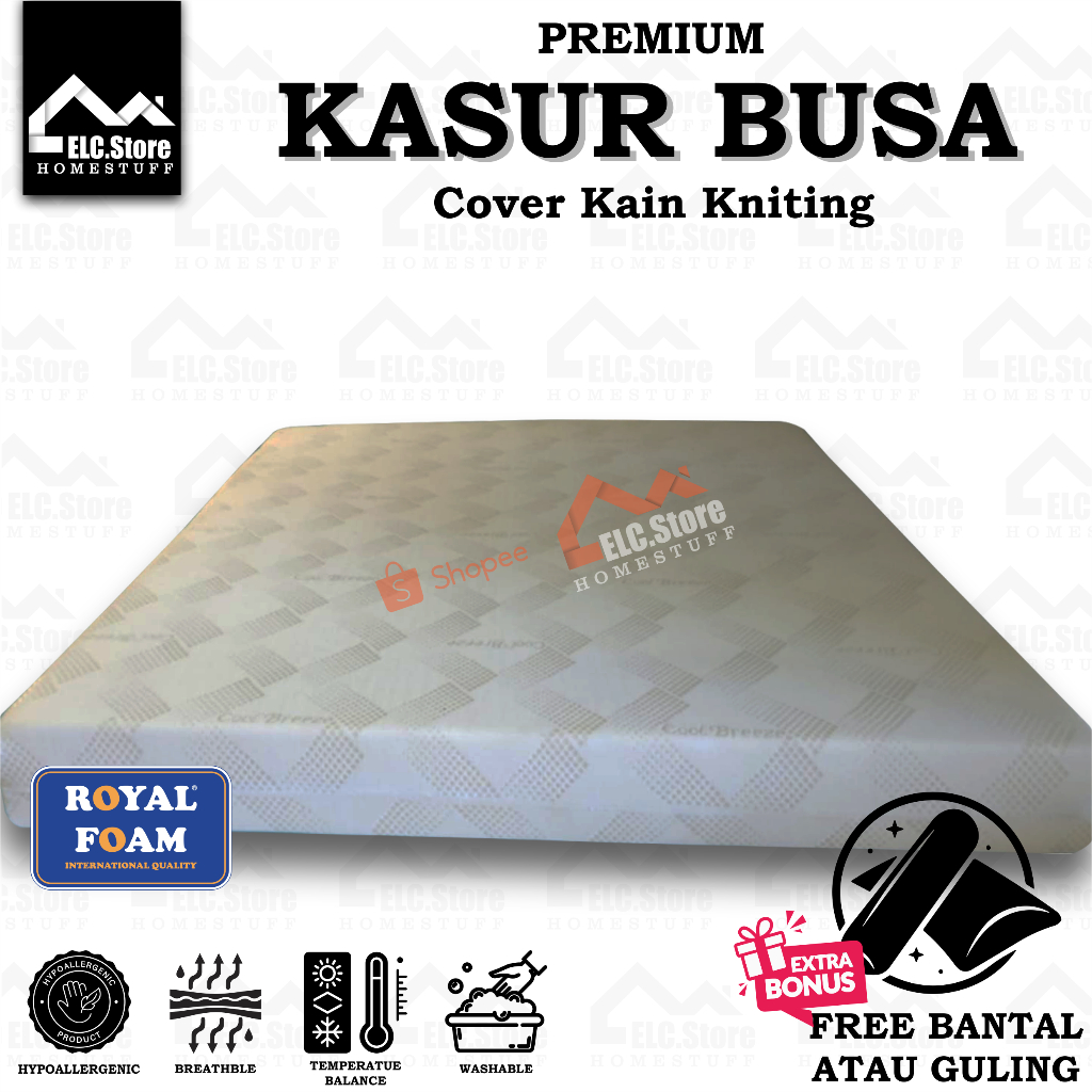 Jual Kasur Busa Royal Foam Ukuran 120x200x14 cm Kain Kniting Kasur ...