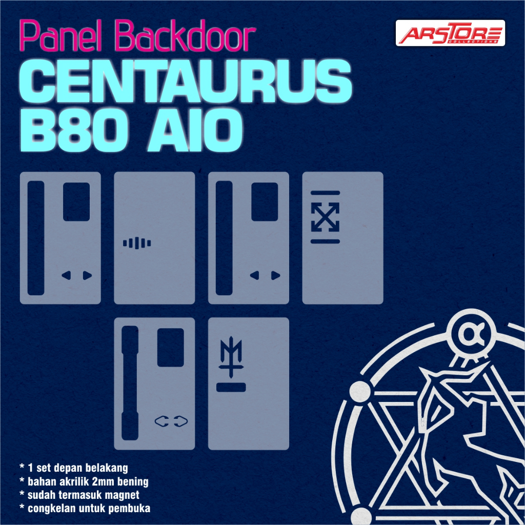 Jual Panel Backdoor Centa B80 Arstore Collections | Shopee Indonesia