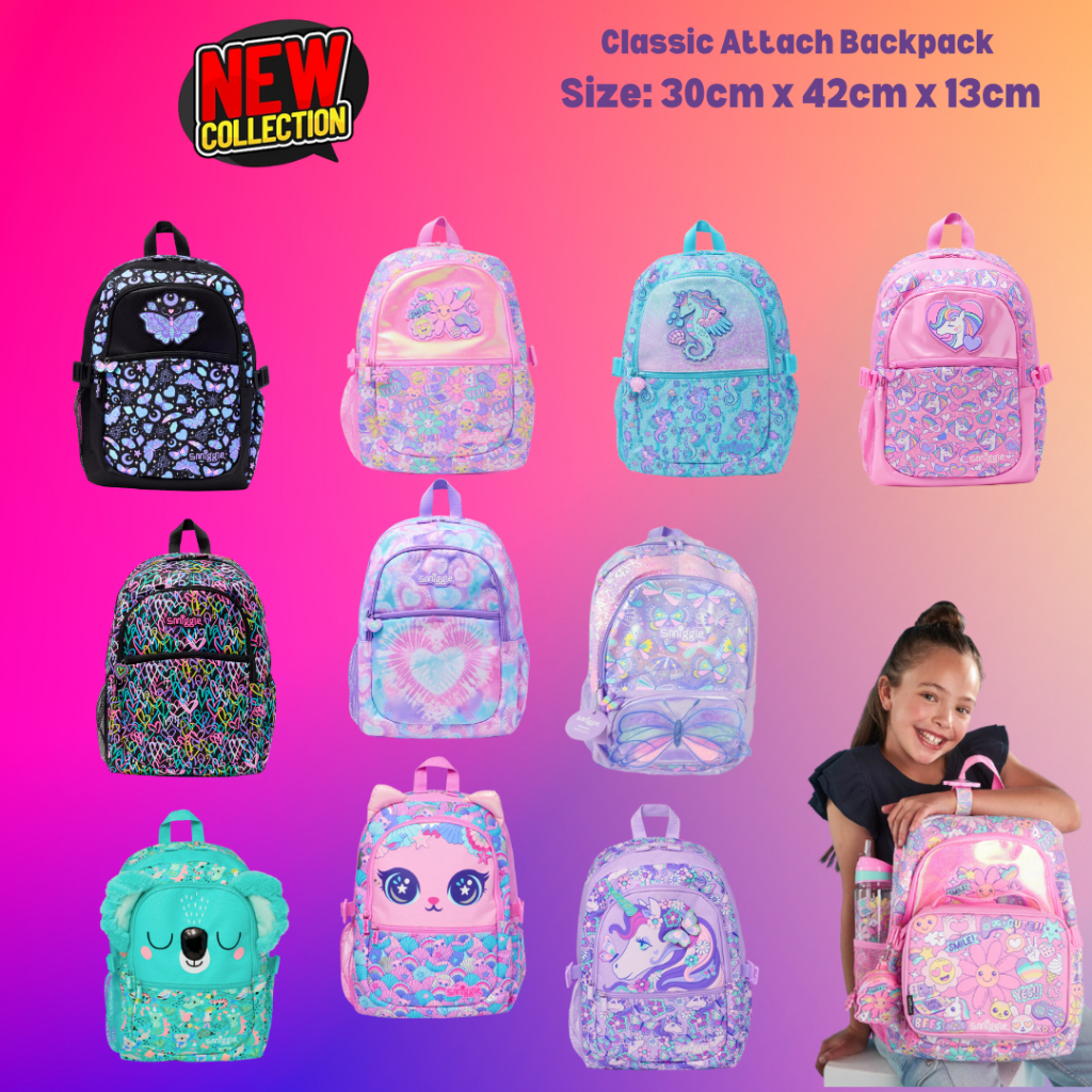 Jual Smiggle Ransel Full Tag senior backpack smiggle import CEWEK GIRLS ...