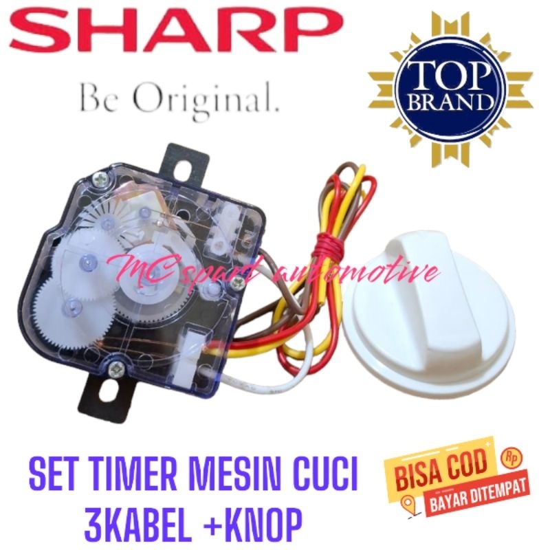 Jual SHARP ES-T85M "SET TIMER MESIN CUCI SHARP ES -T85M TIMER 3 KABEL ...