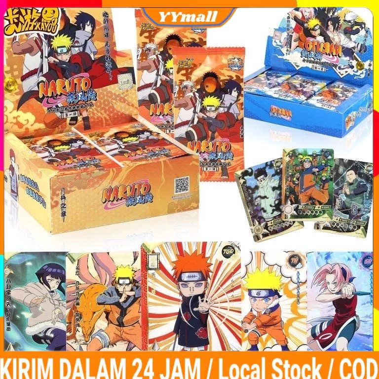 Jual KODE T67Y COD Grosir1 Box Original Kartu Naruto Kayou Anime Naruto ...