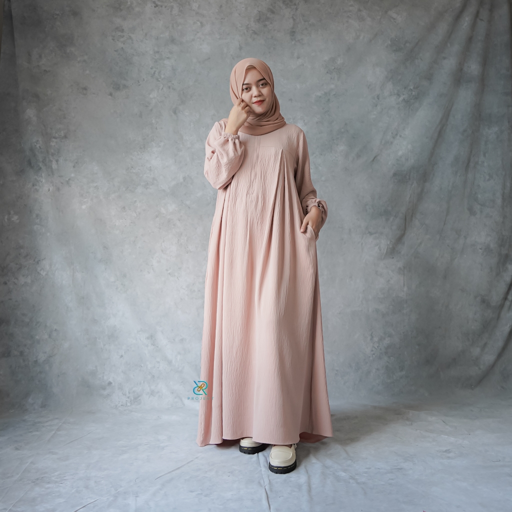 Jual D&R PROJECT _ Acc GAMIS SYARI FASHION MUSLIM STYLISH MAURA DRESS ...