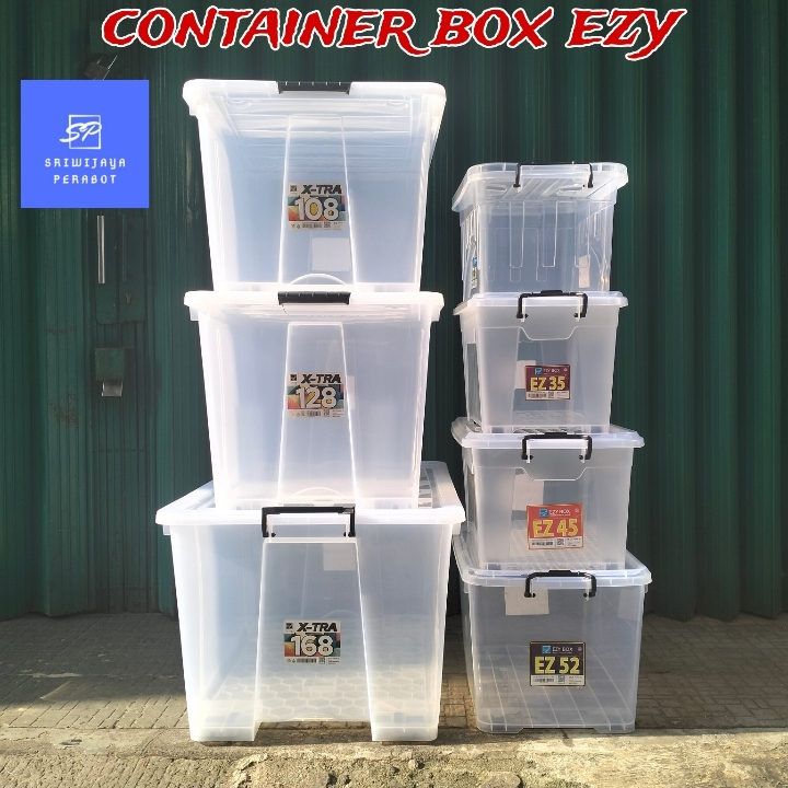 Jual CONTAINER BOX EZY CLEAR | BOX PLASTIK EZY X-TRA | Shopee Indonesia