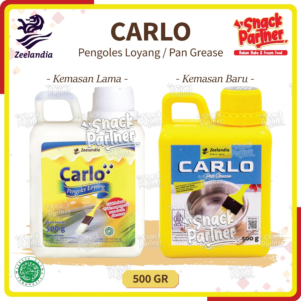 Jual CARLO Pengoles Loyang / Pan Grease 500 GR / REPACK Botol 100 GR ...