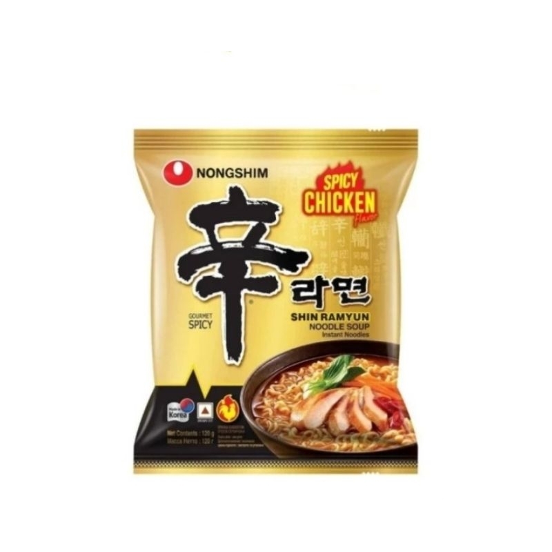 Jual Nongshim Shin Ramyun Spicy Chicken 120gram | Shopee Indonesia
