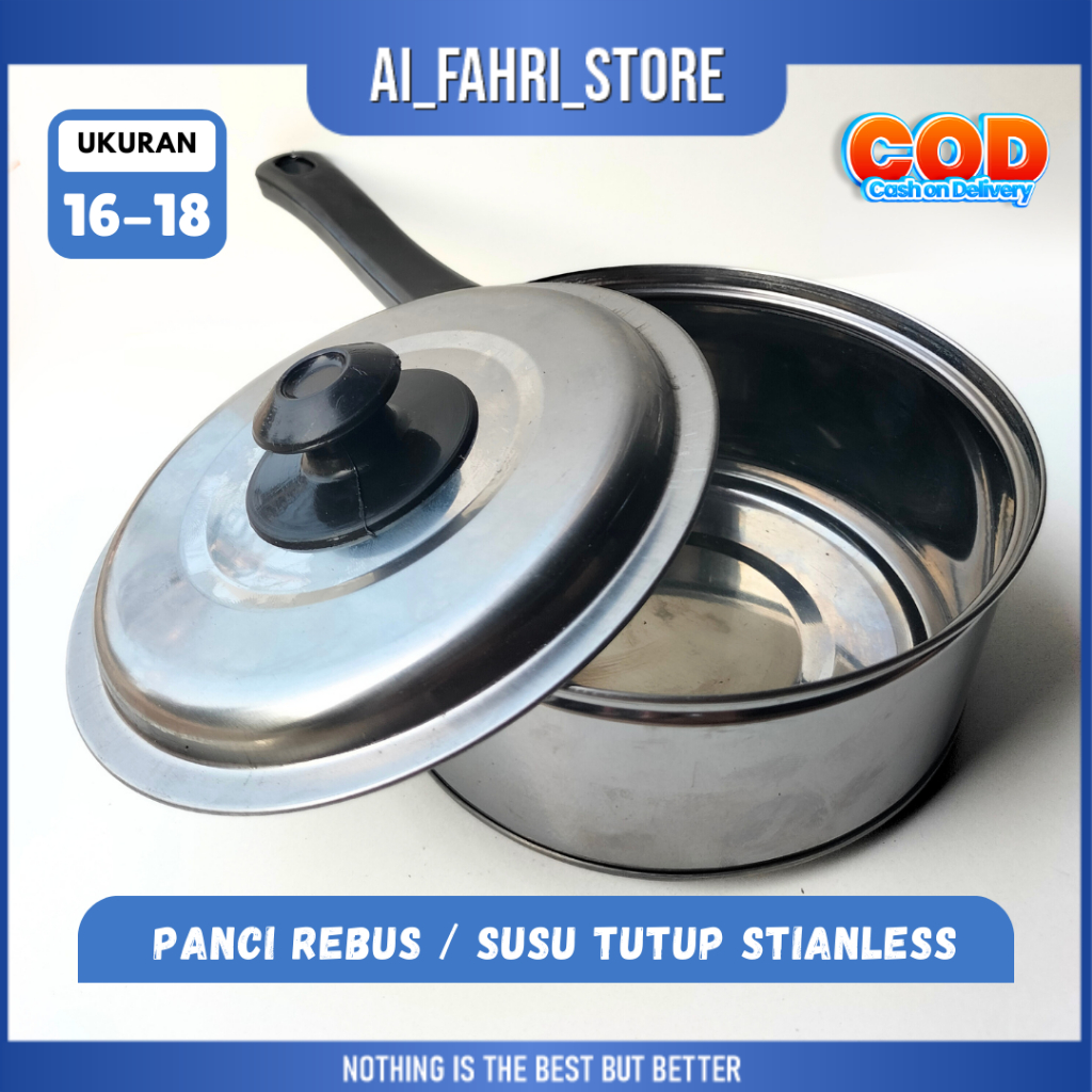 Jual TERBARU..!! Panci Rebus / Susu Tutup Stainless Stell | Panci Rebus ...
