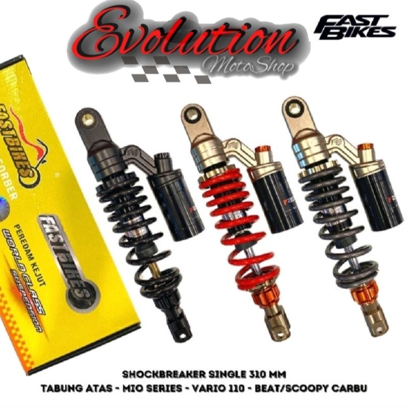 Jual Shockbreaker tabung evo matic beat mio vario tabung atas 310 330 shock universal motor ...