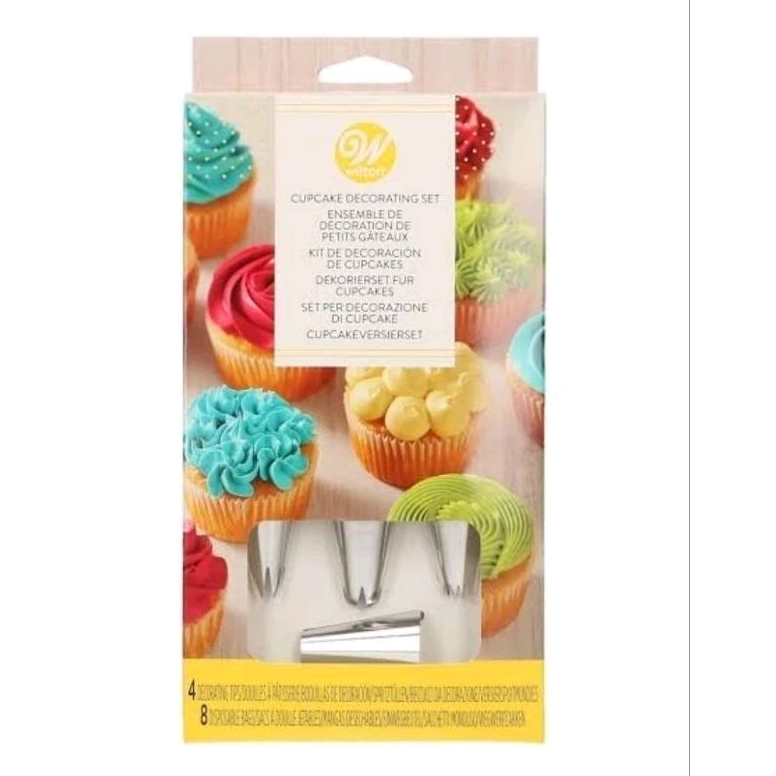Jual Wilton Cupcake Decorating Set of 12 ( 2104-1364 ) | Shopee Indonesia
