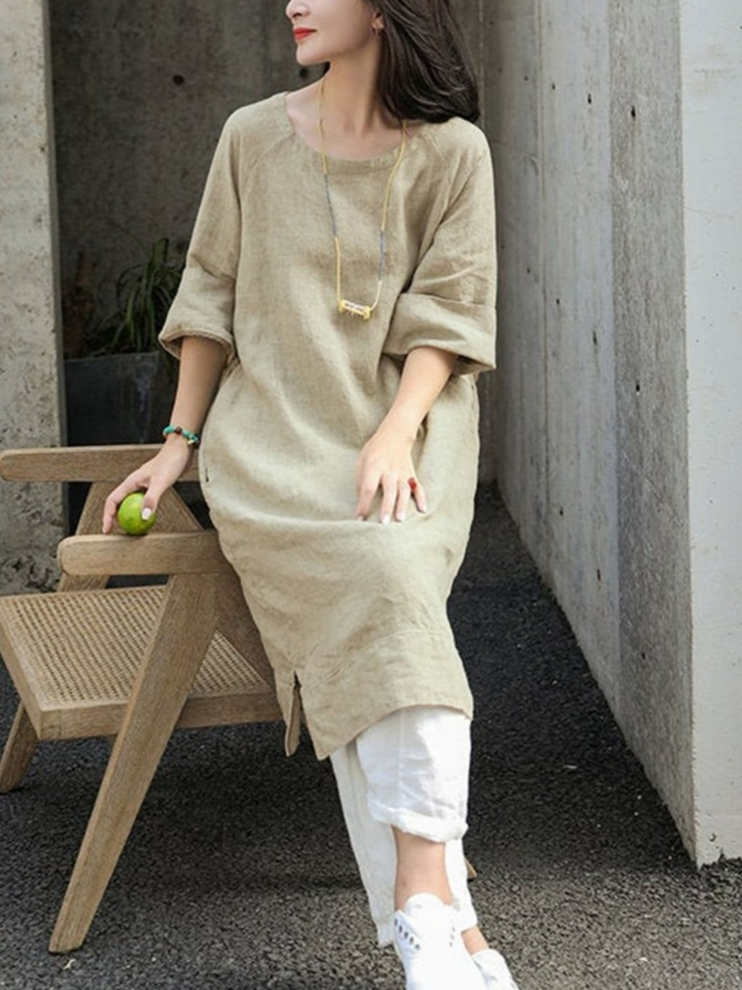 Jual Lynnea Tunik Linen ️ Atasan Wanita ️ Palleria Collection | Shopee ...