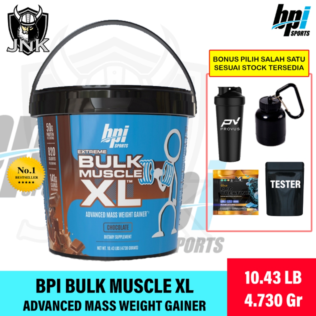 Jual BPI Sports Extreme Bulk Muscle XL 10 Lb Weight Mass Gainer | Bulking Naik Berat Badan ...
