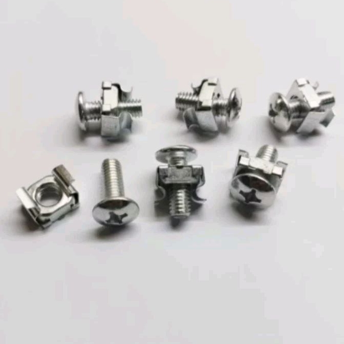 Jual Cage Nut Mur Baut Rack Server Stainless Steel Atau Lapis Galvanis ...