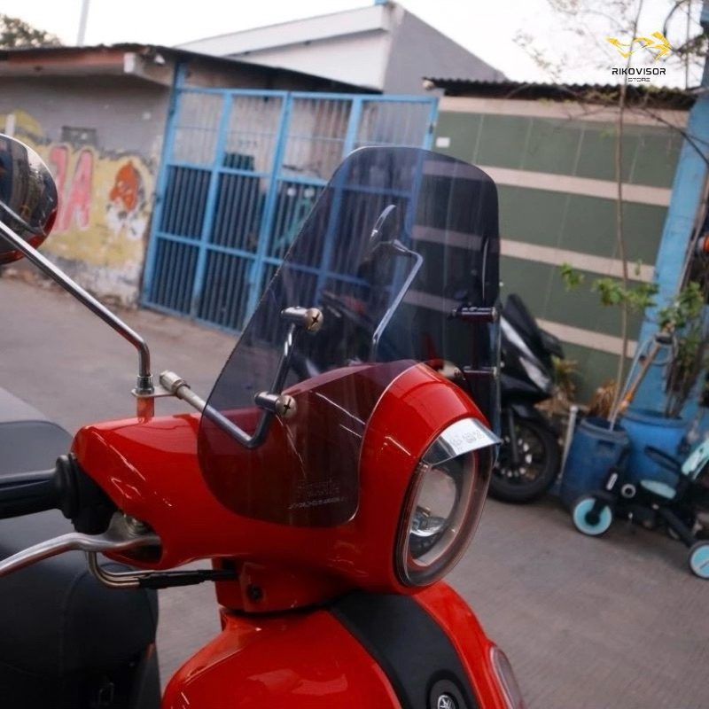 Jual VISOR FAZZIO 125 STANDARD + BREKET WINDSHIELD YAMAHA FAZZIO 125 ...