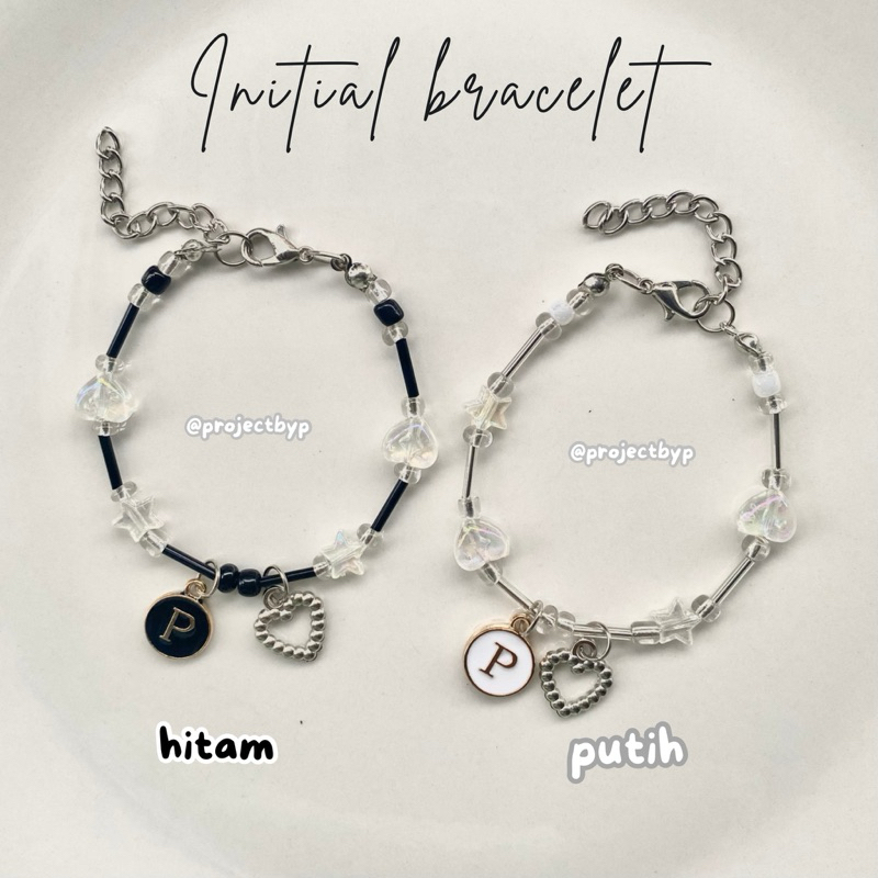 Jual Gelang Inisial Epoxy / Initial Bracelet Epoxy | Shopee Indonesia