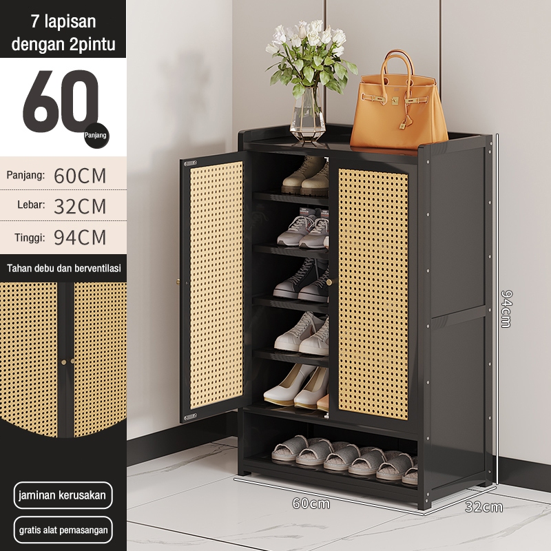 Jual Lemari Sepatu Box Sepatu Lemari Sepatu Kayu Rak Sepatu Susun ...