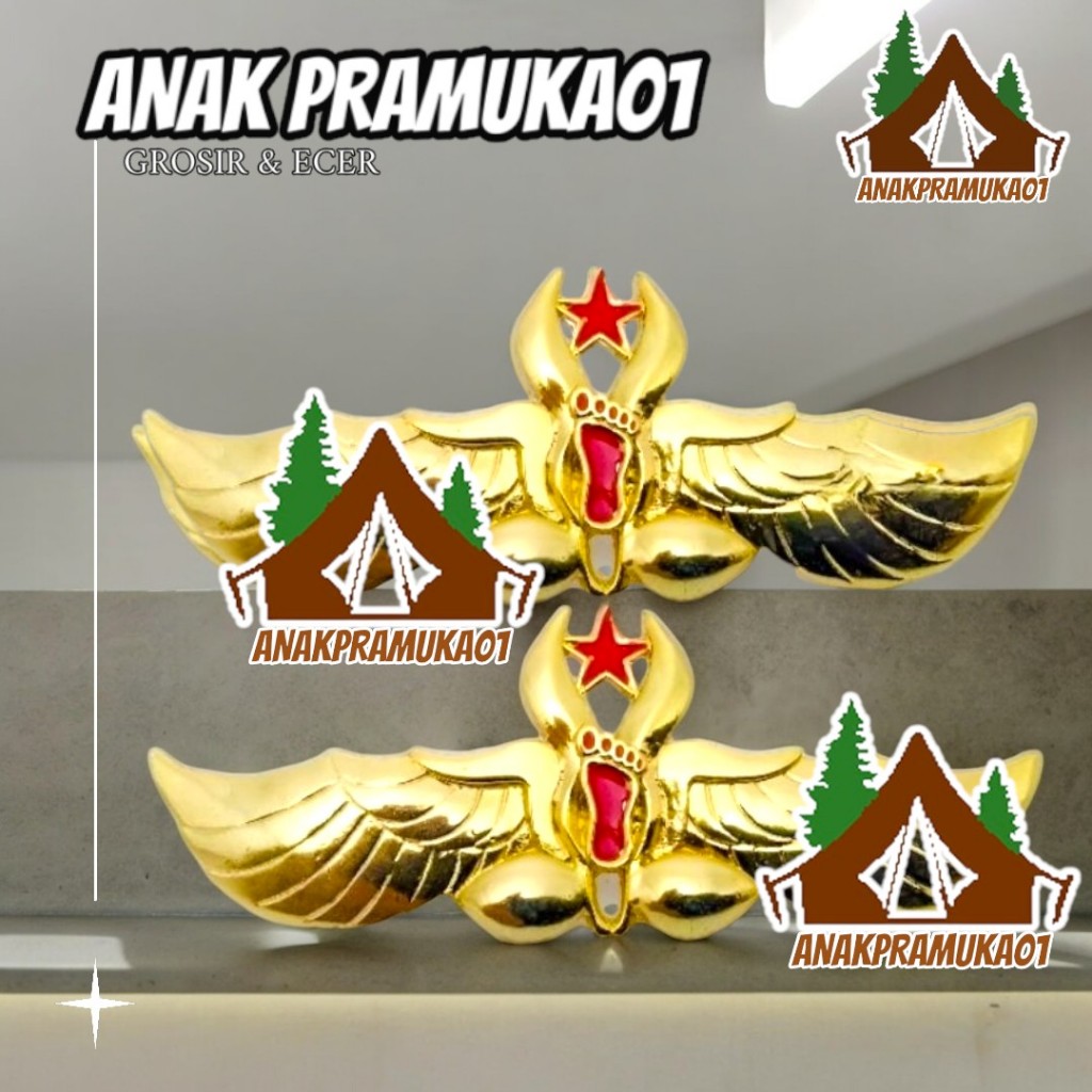 Jual Wing tapak merah Kuningan cor tebal | Shopee Indonesia